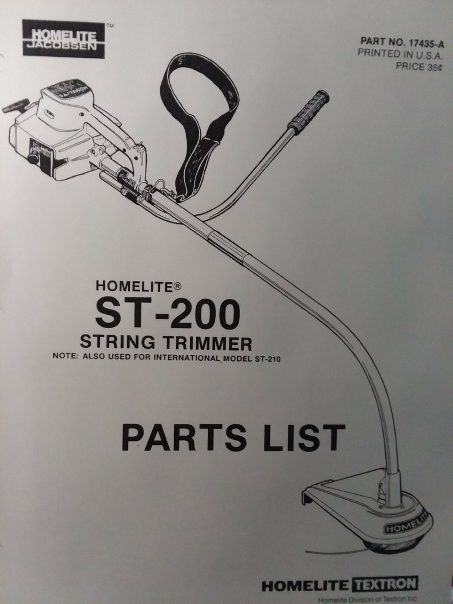 Homelite Weed Eater Parts Diagram Diagram(s) And/or PartsList(s)
