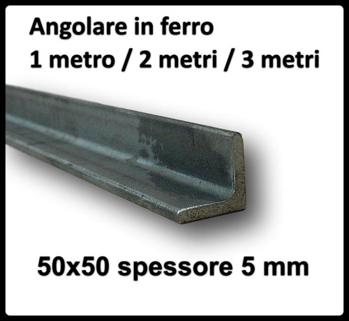 Angolare in ferro liscio barra profilo ad angolo angolari 50x50 di ...