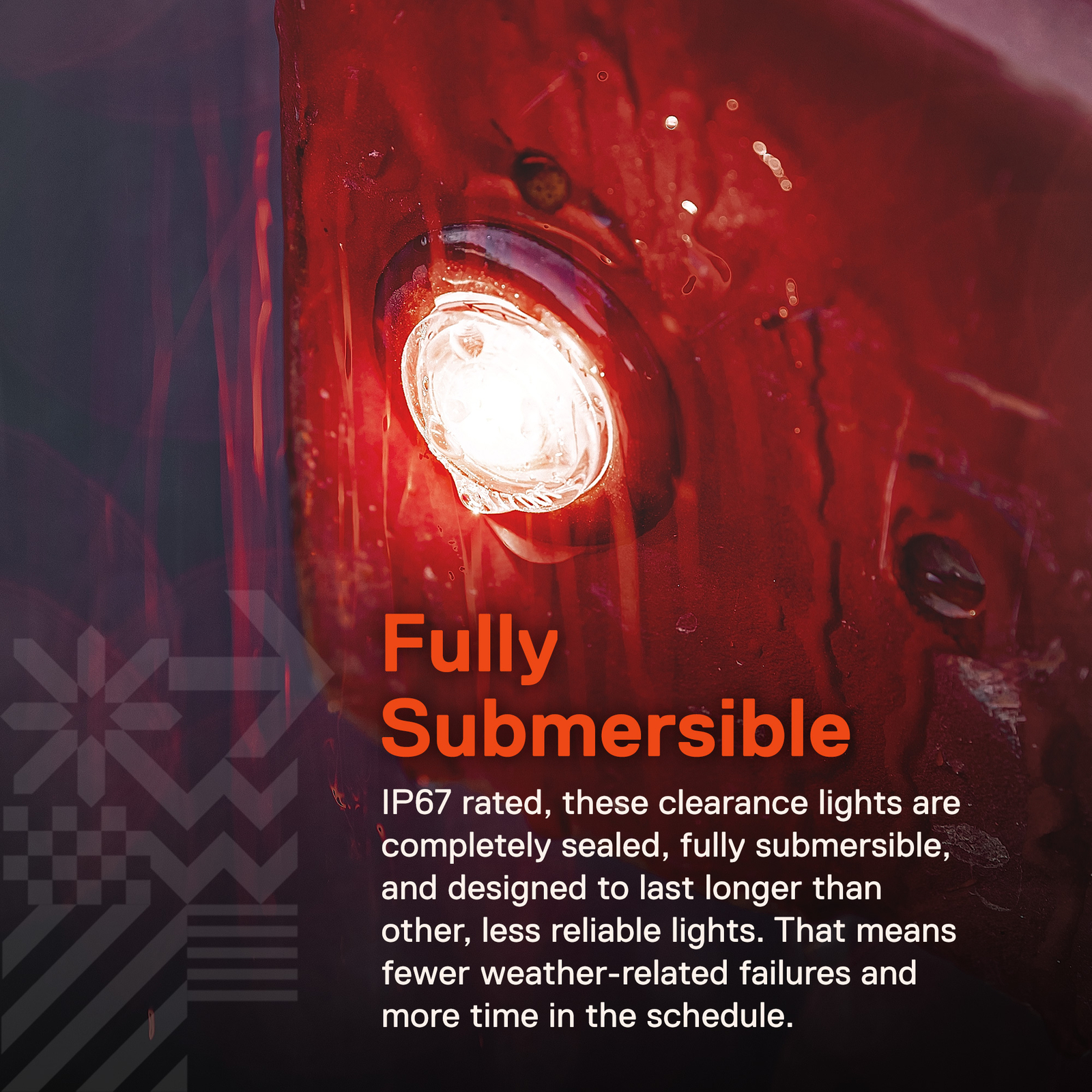 10pc 3/4" Round DOT P2PC Red TBT LED Bullet Clearance Marker Lights ...