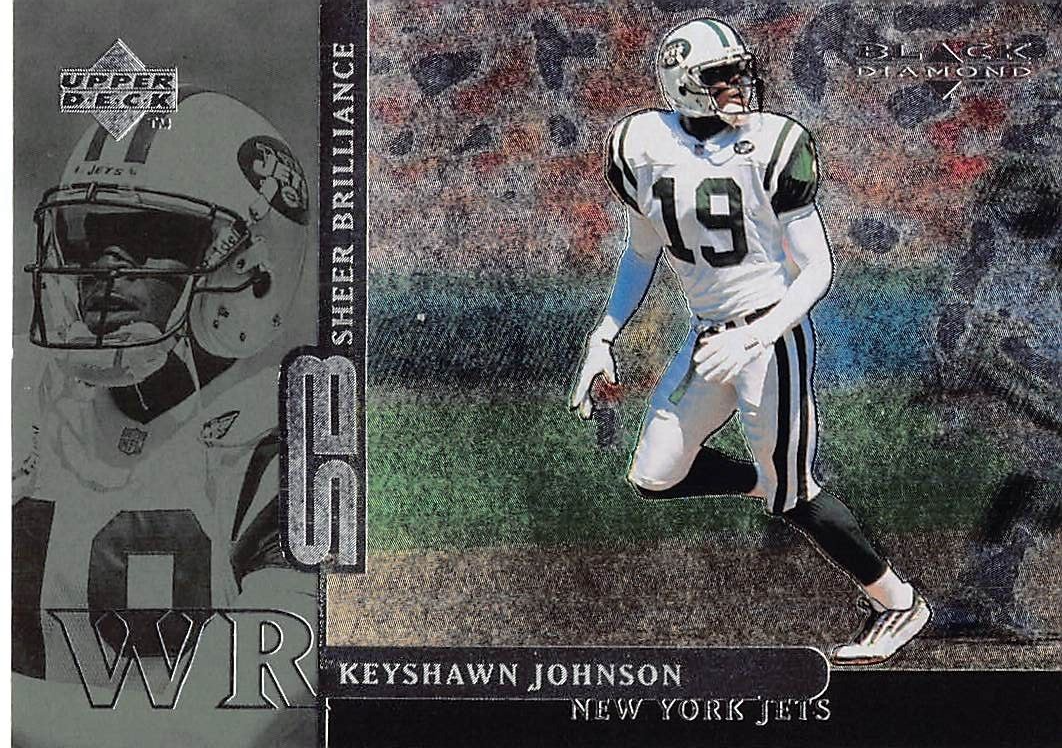 1998 Upper Deck Keyshawn Johnson Sheer Brilliance #B18 /1900 NM/MT NY JETS | eBay