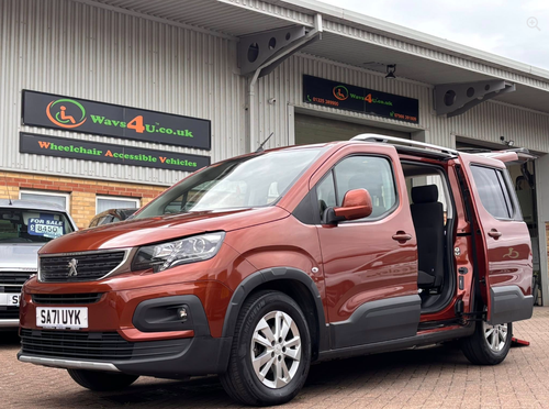 2021 Peugeot Rifter Wheelchair Accessible Vehicle Disabled Car Mobility ...