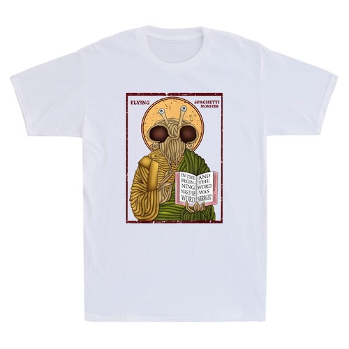 Flying Spaghetti Monster FSM, Pastafarian Funny Meme Gift Vintage Men's ...