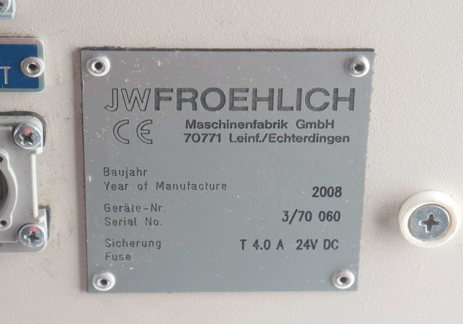 JW FROEHLICH MFL 200 MFL200 Leak Test Panel | eBay UK