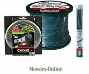 OREGON FLEXIBLADE heavy duty strimmer line 4 mm x 21m trimmer line ...