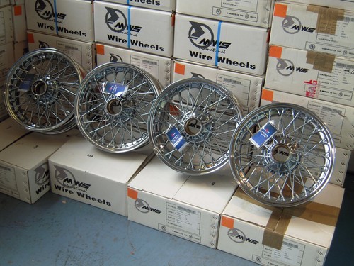 TRIUMPH TR2 TR3 TR3A TR4 TR4A TR5 TR250 CHROME ON STAINLESS SPOKES WIRE ...