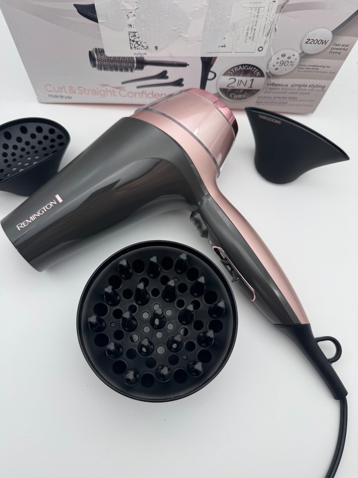 Remington D5707 2200W Haartrockner mit 3 Stylingaufsätze Unvollständig ...
