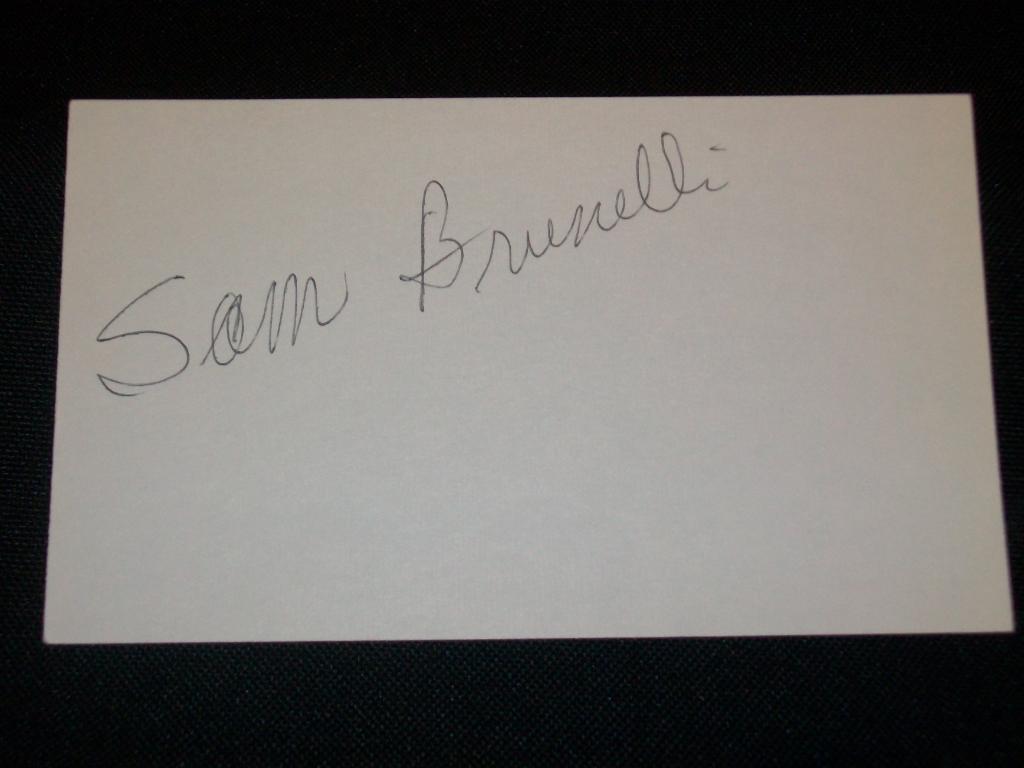 Colorado State Denver Broncos Sam Brunelli Signed Auto Vintage 3x5 ...