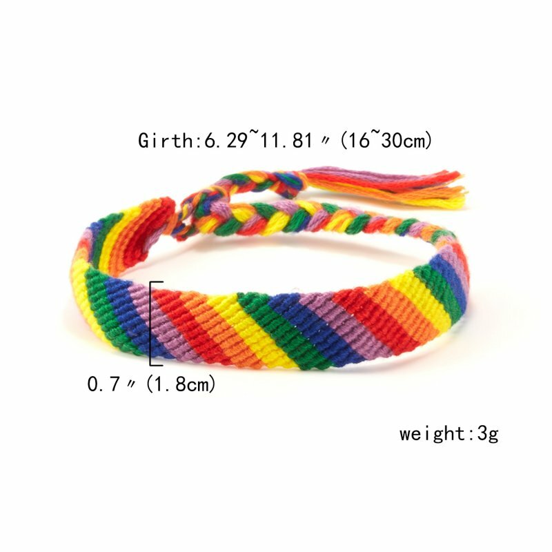 Gay Pride LGBT Rainbow Unisex Bracelet Jewelry Lesbian Bisexual Trans ...