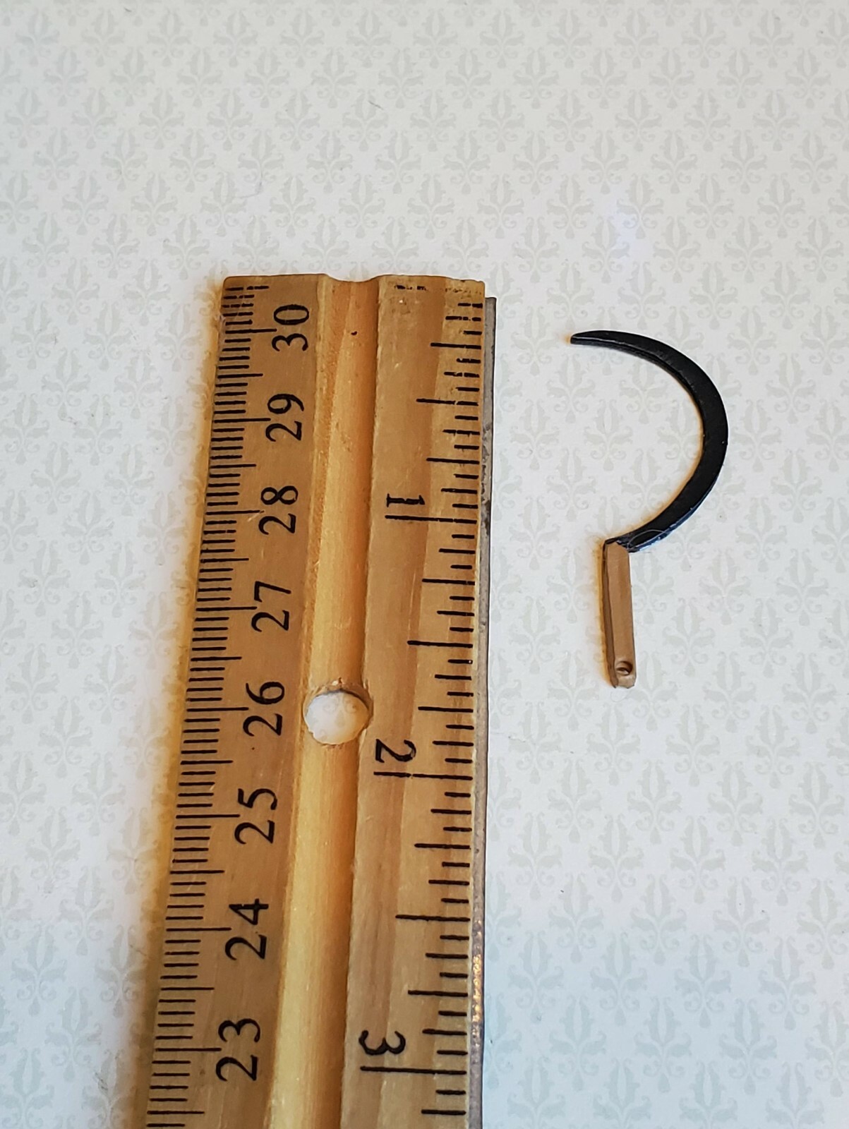 Dollhouse Miniature Sickle Reaping Hook Farm Harvesting Tool 1:12 Scale ...