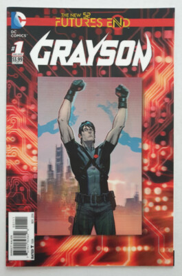 DC The New 52 Grayson: Futures End 2014 #1 Animated 3D cover NM unread ...