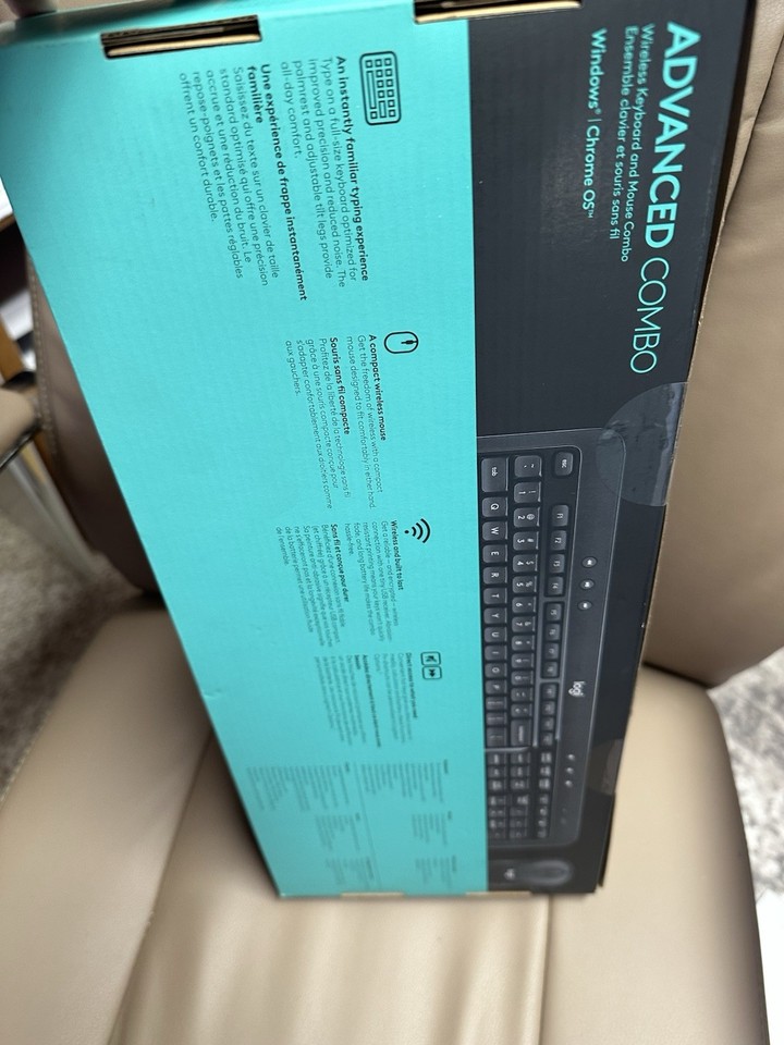 Logitech Advanced Combo Wireless Keyboard & Mouse 920-008701 | eBay