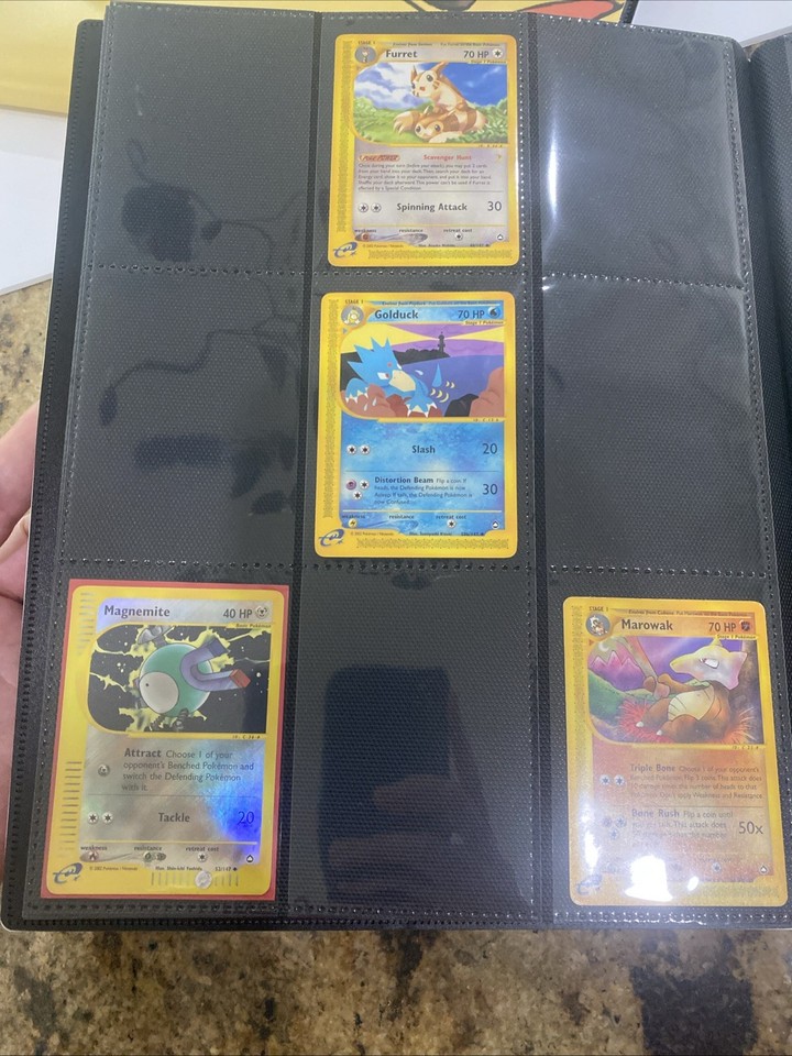 Complete Pokemon eReader Aquapolis Set 129 Cards Holos & Secret Rares ...