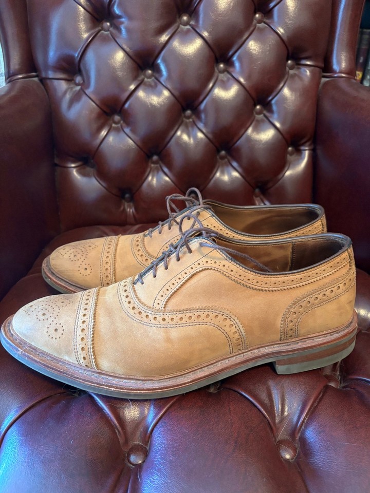 Allen Edmonds Tan Nubuck Strandmok, excellent condition, 10.5D, | eBay
