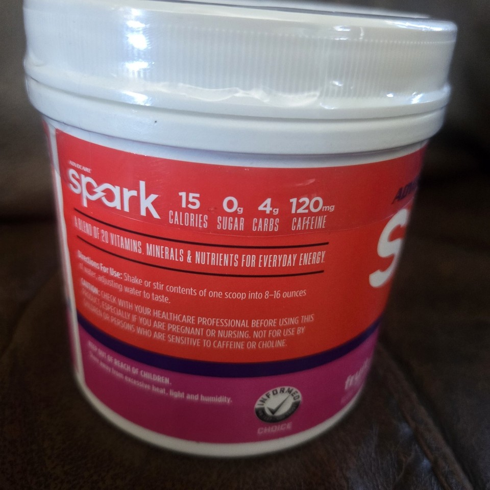 Spark Fruit Punch Vitamin & Amino Acids Supplement 10.5 Oz 42 Servings ...