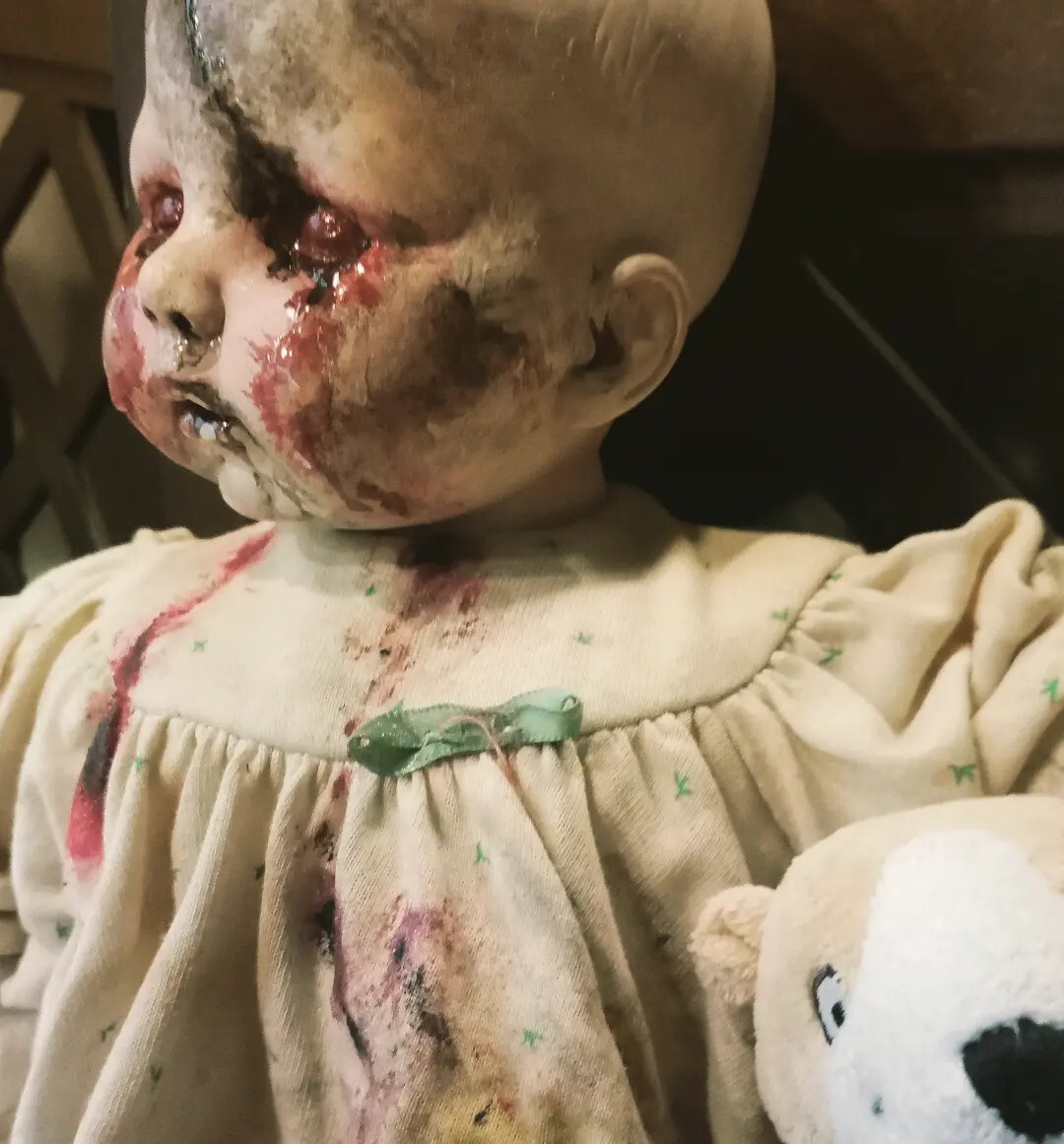 creepy doll horror Gore zombie demon scary Halloween prop dark oddities ...