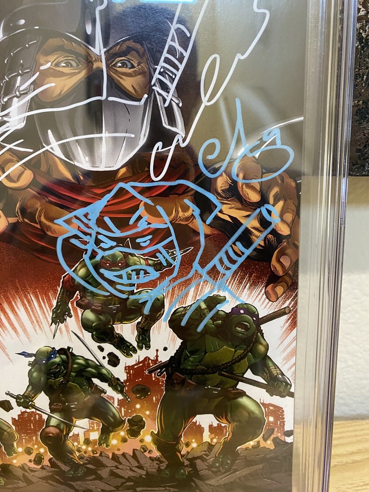 TMNT #1 Signed And Sketched By Escorza Brothers CGC 9.6 Whatnot SMZ Edition | eBay Australia