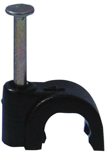 Round Clips 9mm Black 100/Pk Cable Management Accessories - 70CBRC9 | eBay