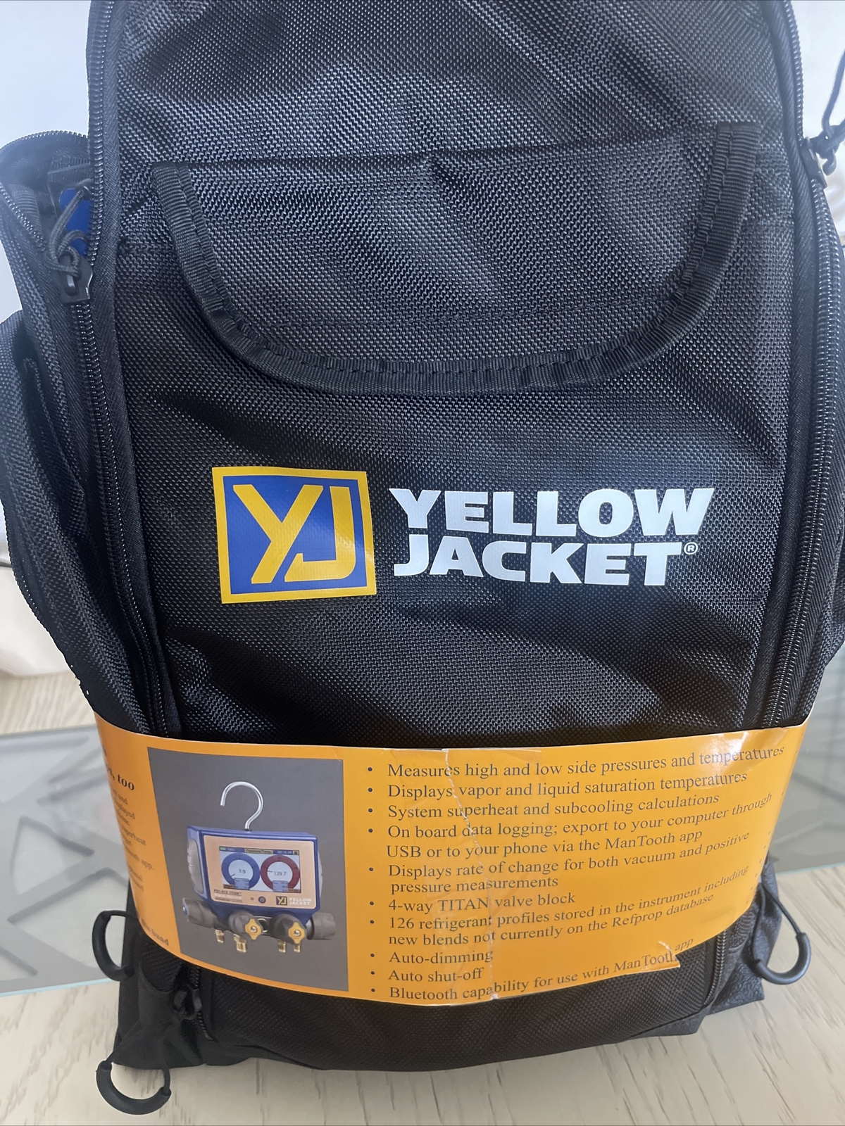 Yellow Jacket 40870 P51-870 Color Touchscreen TITAN Digital Manifold ...