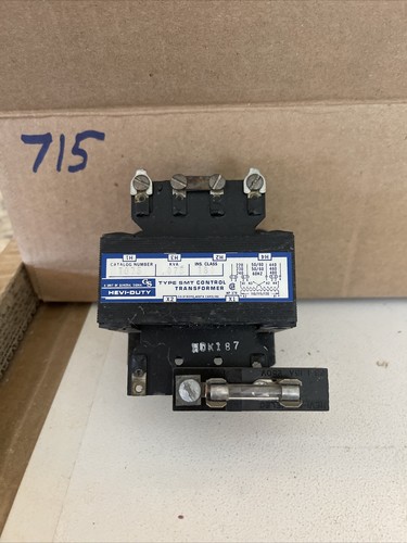 GENERAL SIGNAL T075 INDUSTRIAL CONTROL TRANSFORMER .075KVA SMT 180 P ...