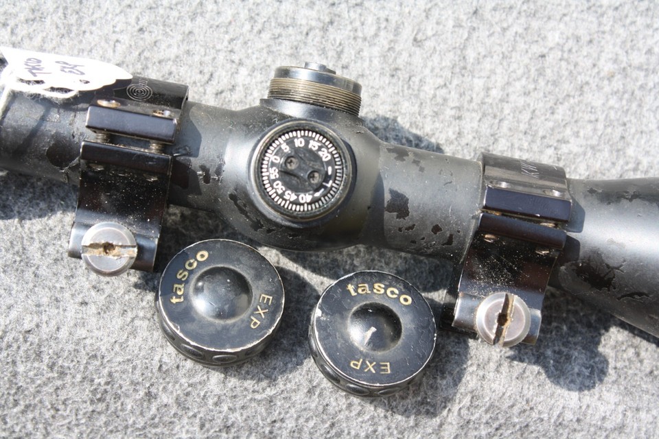 Vintage Tasco EXP hunting Rifle Scope 3-9 Variable Oval Objective ...