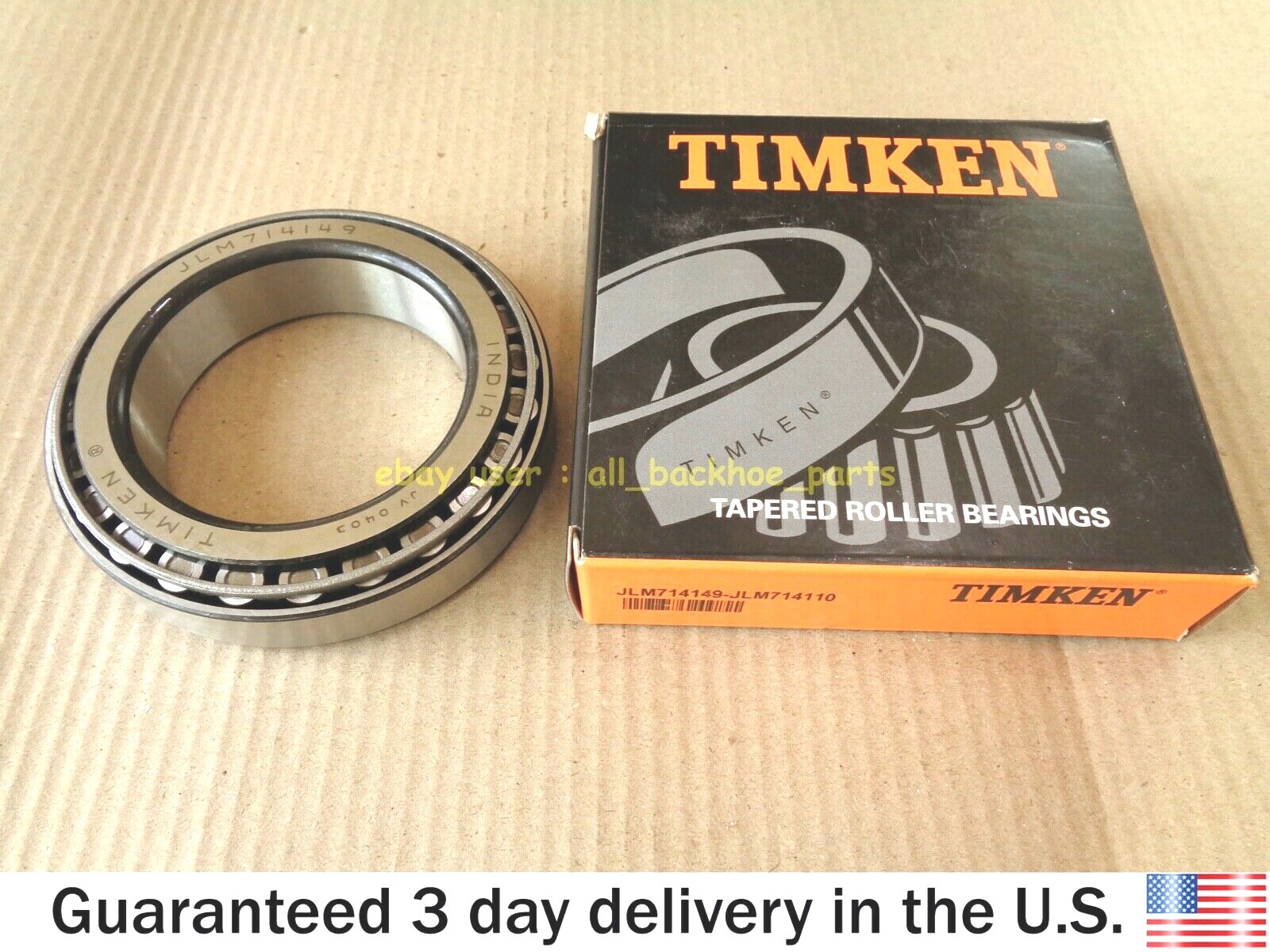 GENUINE TIMKEN TAPERED ROLLER BEARING JLM714149 / JLM714110 (75 x 115 x ...