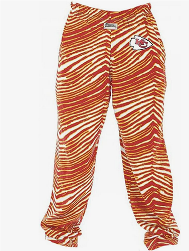Zubaz Kansas City Chiefs NFL Men's Zebra Left Hip Logo Lounge Pant | eBay