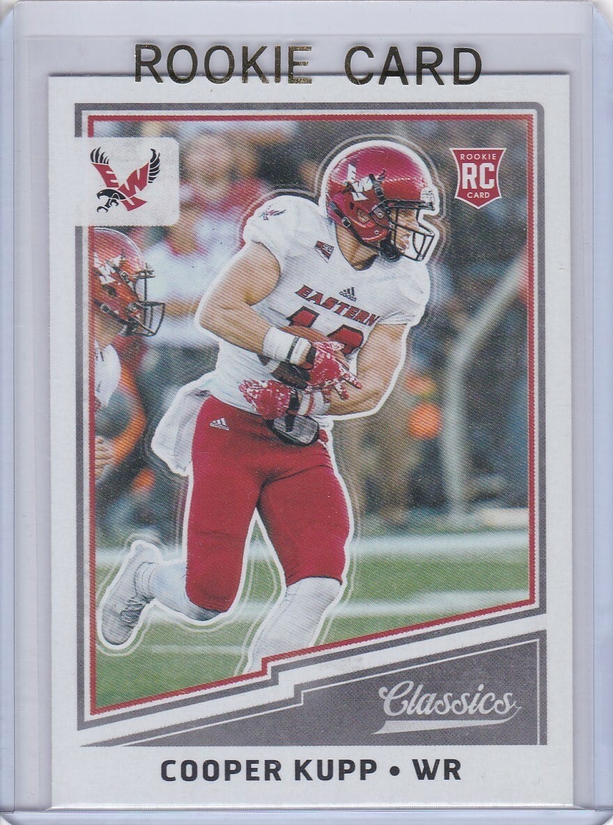 COOPER KUPP ROOKIE CARD 2017 Panini Classics Football RC Los Angeles ...