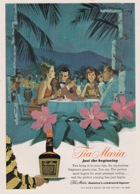 1964 Tia Maria: Just the Beginning Vintage Print Ad | eBay