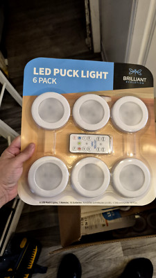 Brilliant Evolution Led Tap Light Push Lights With Remote - 6-Pack | eBay