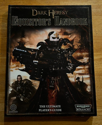 Warhammer 40K: DARK HERESY Inquisitor's Handbook (Softcover) - VG+ | eBay