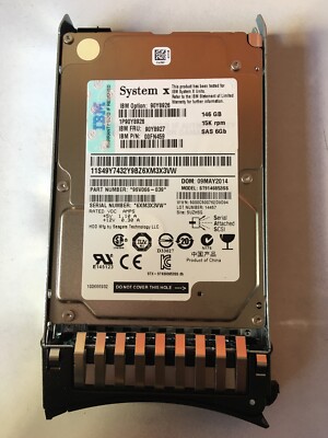 IBM ST9146853SS 146GBb 2.5" 15K SAS 5 UNITS IN TOTAL IN CADDIES TESTED ...