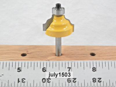 (1) NEW Yonico 5/32" R Wave Scallop Edge Carbide Tip Router Bit Profile ...