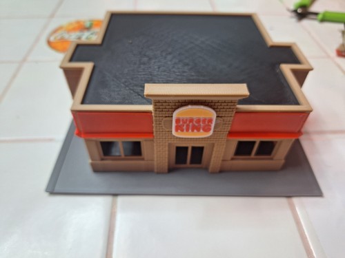 Ho Scale BK Fast FoodBuilding Ho Train Building Built Ho Model Train | eBay
