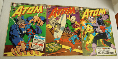 The Atom #27, 28, 29 DC Comics Silver Age Reader Lot Gil Kane | eBay