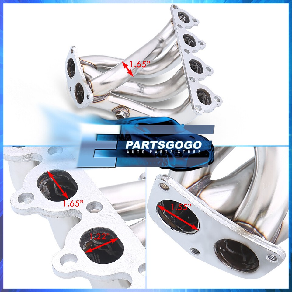 For Honda Civic Del Sol CRX D15 D16 SOHC GodSnow 4-2-1 Exhaust Manifold ...