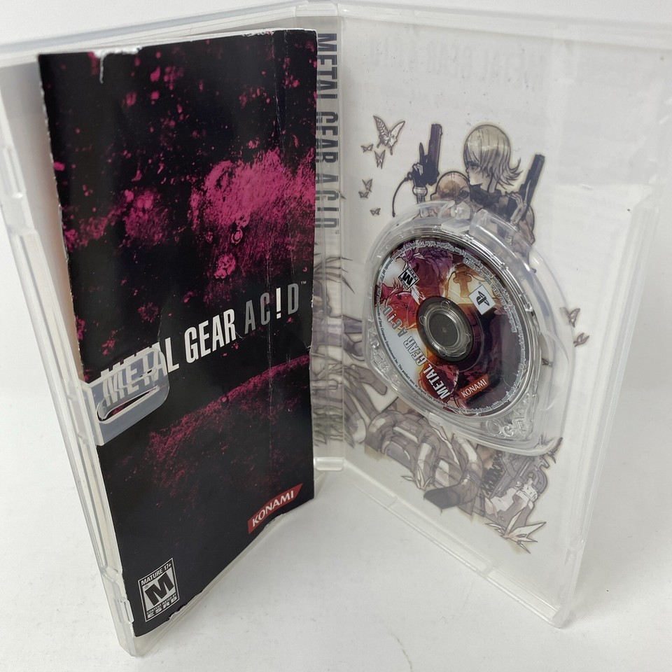 Metal Gear Acid Sony PSP, Sony Playstation Portable Complete in Box CIB ...