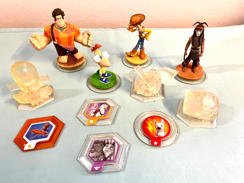 Disney INFINITY Bulk Bundle Figures, Crystals & Discs | eBay Australia