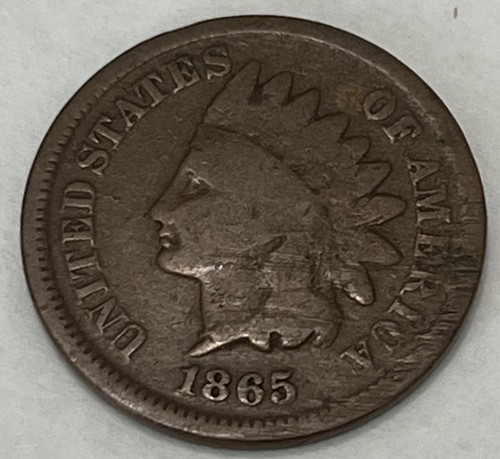 1865 FANCY 5 INDIAN HEAD PENNY ONE CENT COIN | eBay