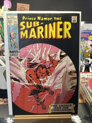 Sub-Mariner #11 (Marvel Comics March 1969) 1-staple CF Detached | eBay