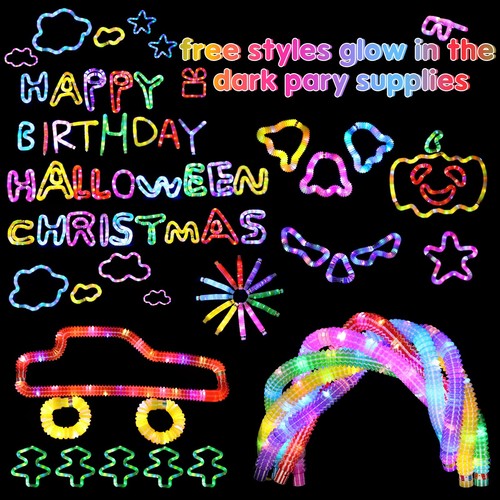 24 Pack Glow Sticks Bulk Party Favors for Kids 4-8-12, Light Up Pop ...