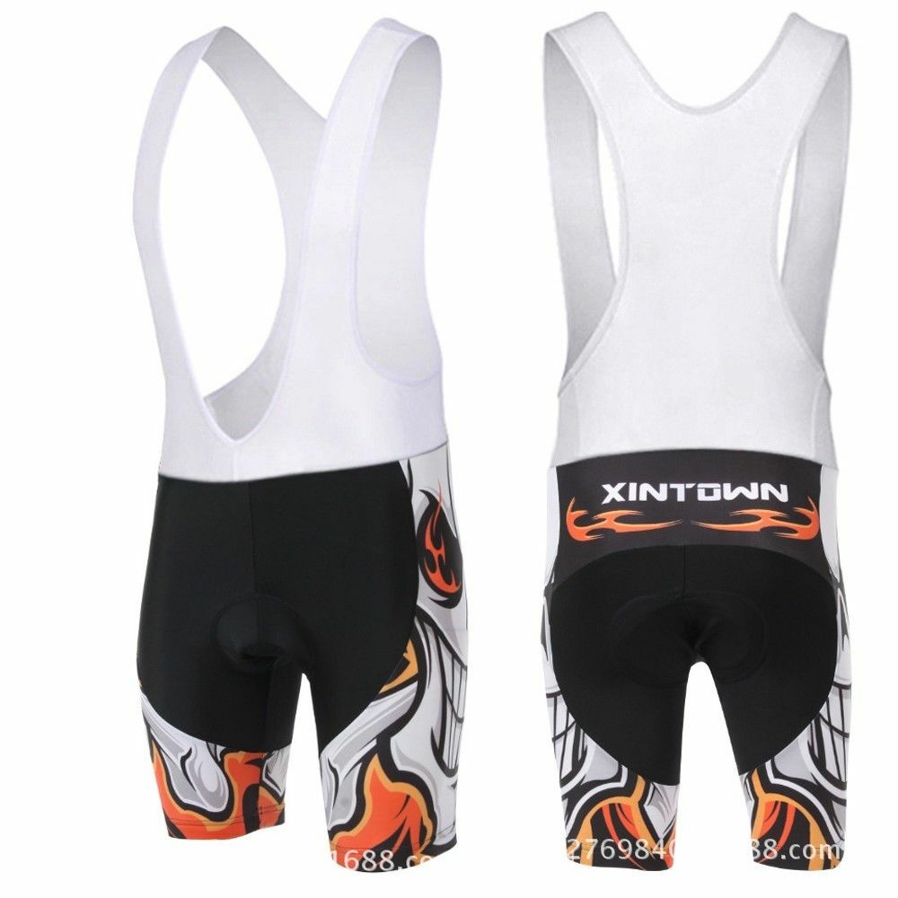 Padded Bike Shorts Men's Gel Cycling Bib Shorts MTB Bicycle Knicks ...