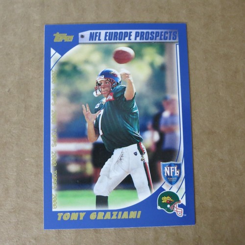 Tony Graziani 2000 Topps NFL Europe Prospect #349 Barcelona Dragons Atl ...