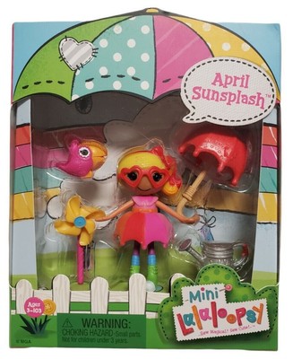 Lalaloopsy Mini April Sunsplash 3” Doll & Pet Bird W/ Accessories - NEW ...