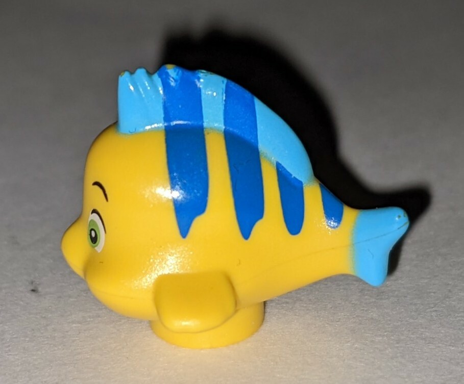 Lego Disney Princess MiniFigure Fish Flounder Minifig 41050 Little ...