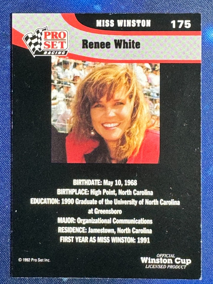 Miss Winston/Reneee White1992 Pro Set #175 | eBay