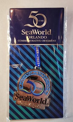Sea World Orlando Annual Passholder 50 Years Commemorative Ornament New ...