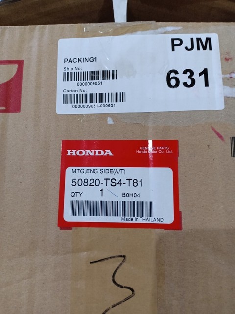 Genuine Right A/T Engine Mount 2012-2015 Honda Civic FB 1.8L 50820-TS4 ...