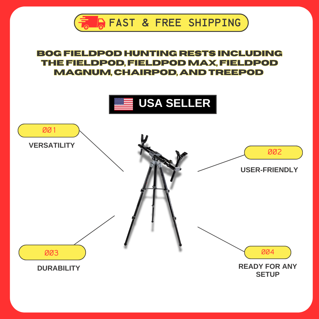 BOG FieldPod Hunting Rests Including the FieldPod, ChairPod TreePod ...