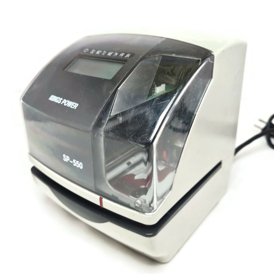 KingPower SP-550 Electronic Time Clock/Date Stamp Machine. Made in USA ...