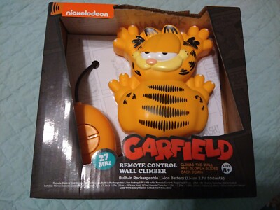 Garfield Remote Control Wall Climber Rechargeable Battery New ...